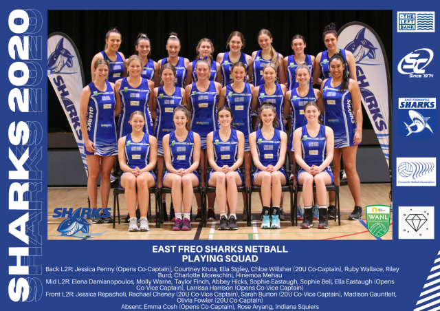 2020 Contracted Athletes – Fremantle Netball Association